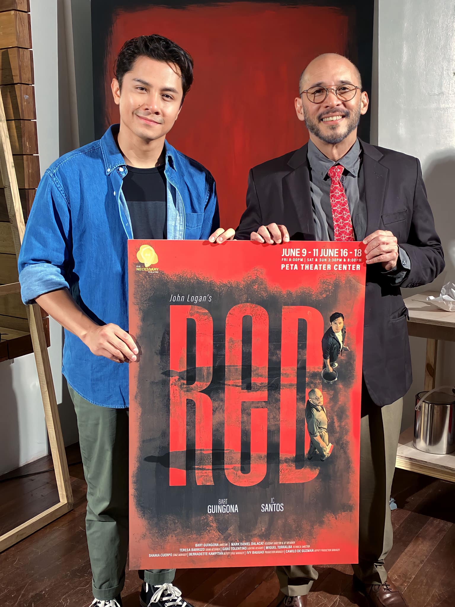 Bart Guingona & JC Santos are back onstage in The Necessary Theatre’s ...