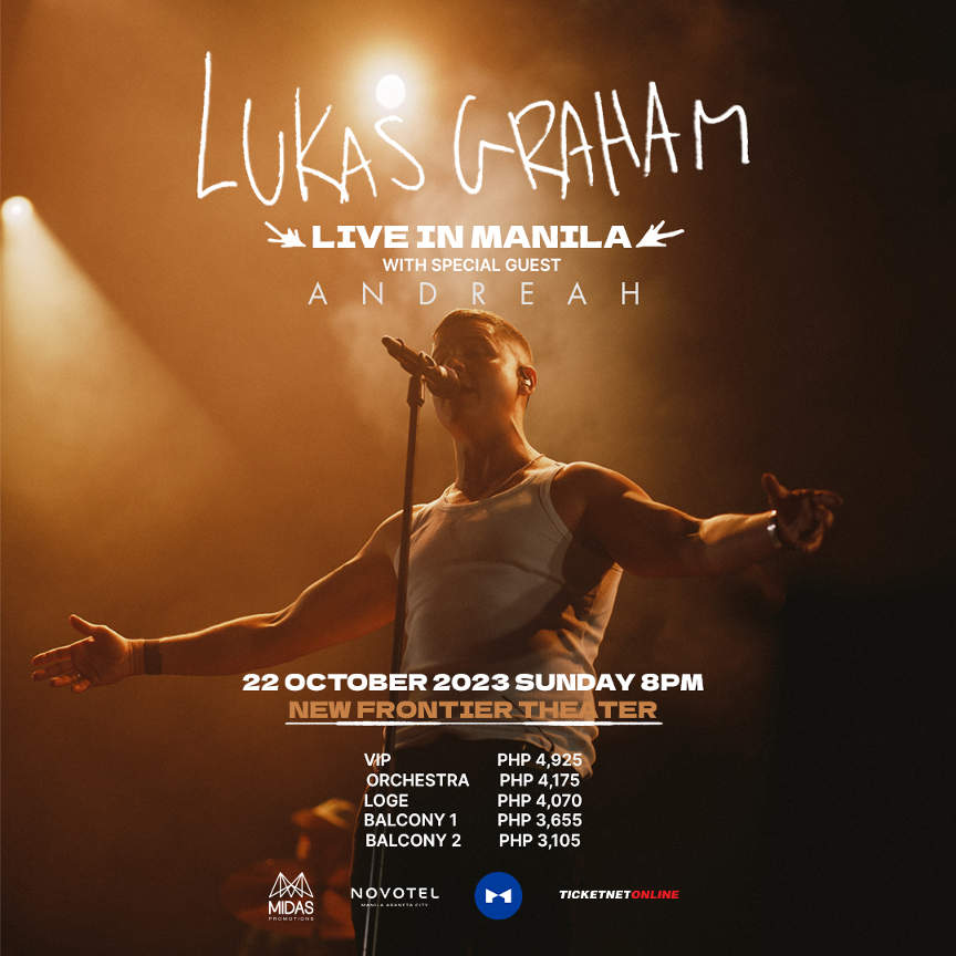 LUKAS GRAHAM RETURNS TO MANILA THIS OCTOBER 2023 – The Chikkaness